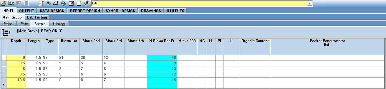 Inputting Boring Samples into pLOG Tablet and gINT Professional – The ...